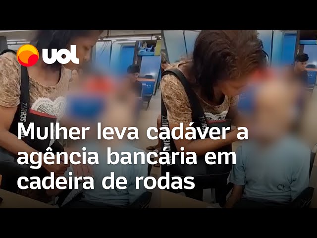 Sobrinha que levou idoso morto a banco no Rio: 'Eu não percebi'