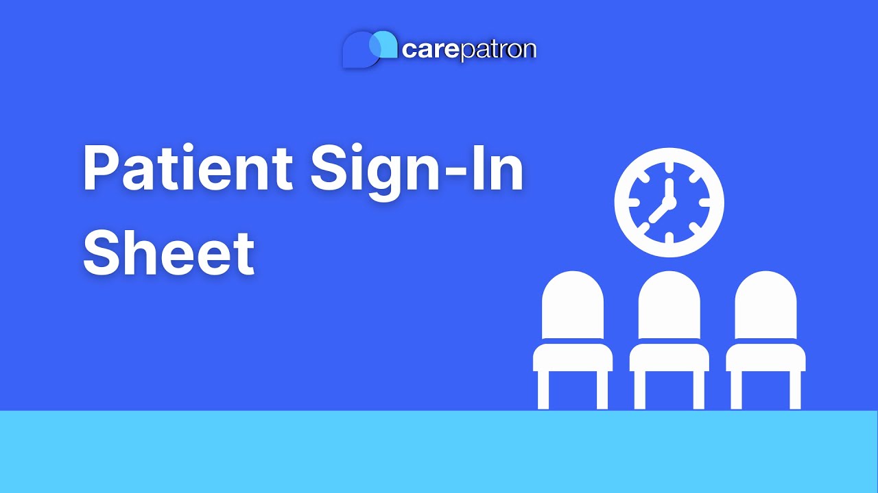 Patient Sign In Sheet