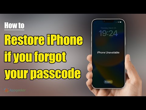 Restore your iPhone if you forgot your passcode – using Apple Support ways