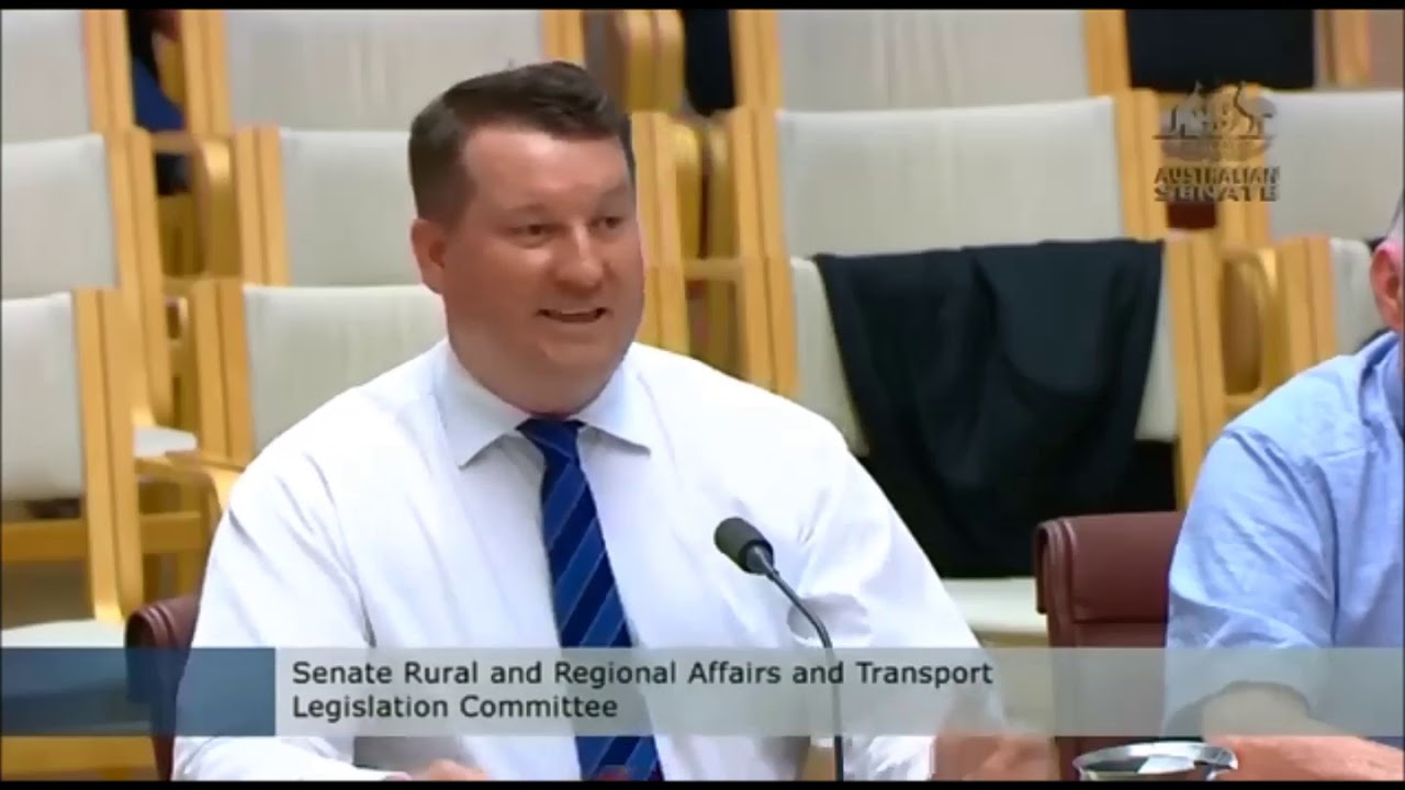 Australia Senate Rural & Regional Affairs & Transport Legislation Committee 2018 HD