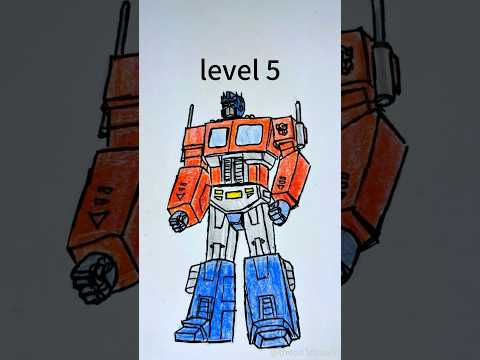 Optimus prime level up draw #drawing #draw #levelup #cartoon #cute #art #anime #optimusprime