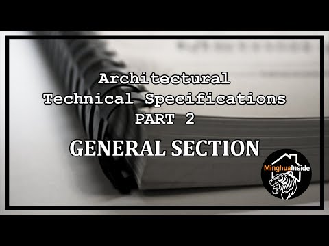 How to start your technical specs paper “General Section” (part 2)