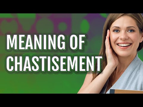 Chastisement | meaning of Chastisement