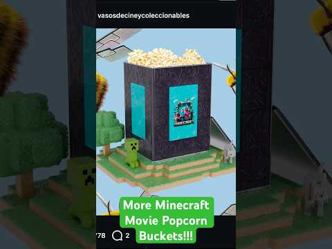 More Minecraft Movie Popcorn Buckets!!!