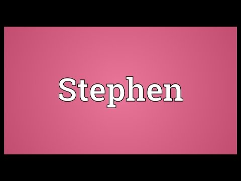 Stephen Meaning