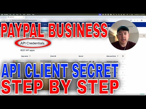 ✅ Finding Your PayPal Business API Client Secret Code 🔴