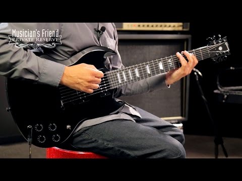 RARE: (Only 300 Made) Gibson SG Dark 7 string USA Ebony | Reverb