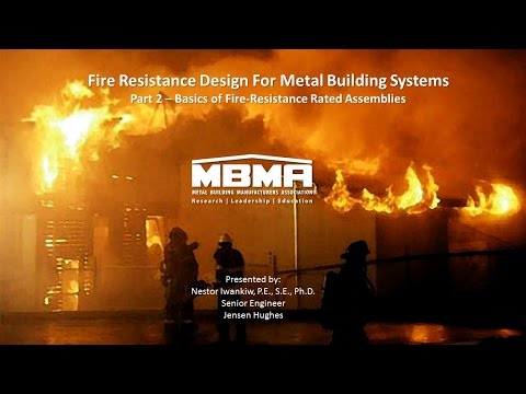 Fire Resistance Design for Metal Building Systems Part 2