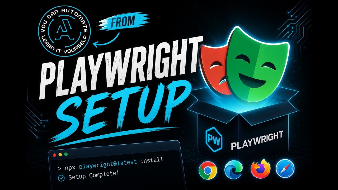 Playwright Automation -  Typescript | Project Setup - Episode 1