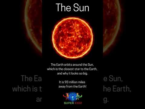 what is sun ? | sun definition for Kids | About Earth | understand and learn sun SUPER KIDZ