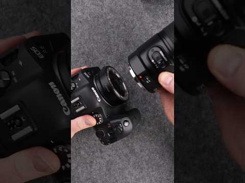 Try this lens mount adapter to make your canon EF lenses work on new Canon RF mount camera