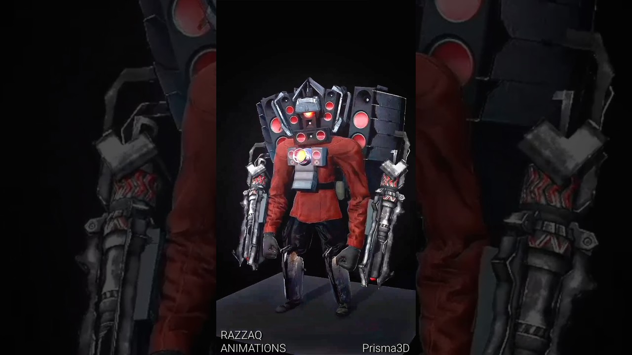 Smooth titan speakerman animations || Animations Test || Prisma3D