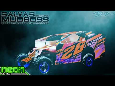 Darkside Studios presents our latest: Neon high visibility graphics for the Salvas Mudboss body.