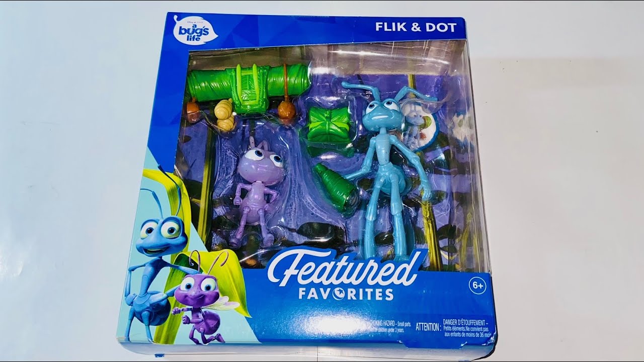 Mattel Disney Pixar Featured Favorites A Bug’s Life Flik & Dot Action Figure Review