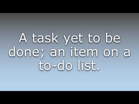 What does Todo mean?