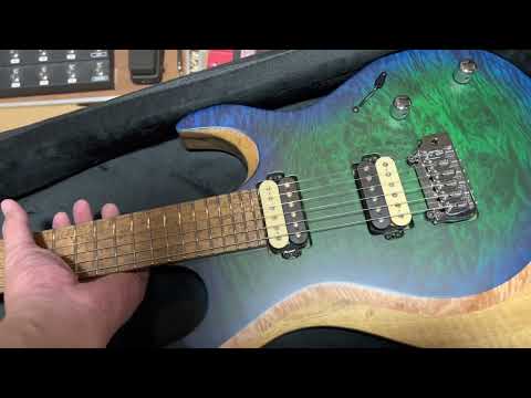 Kiesel Aries neck through USA custom shop 2022 Burled maple | Reverb