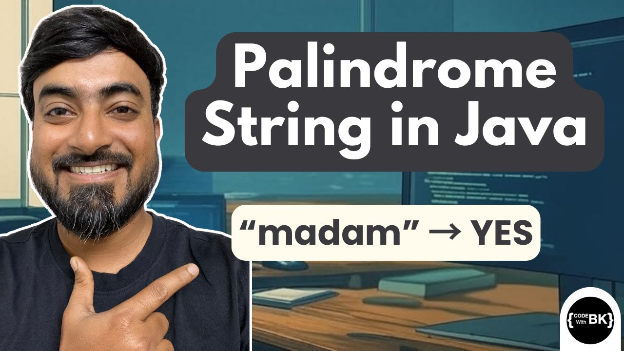 Java Program to Check Palindrome String