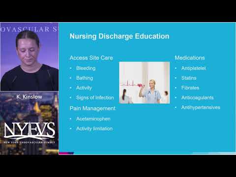Nursing Care and Discharge Education Post Peripheral Intervention K Kinslow ACP Nurse Session