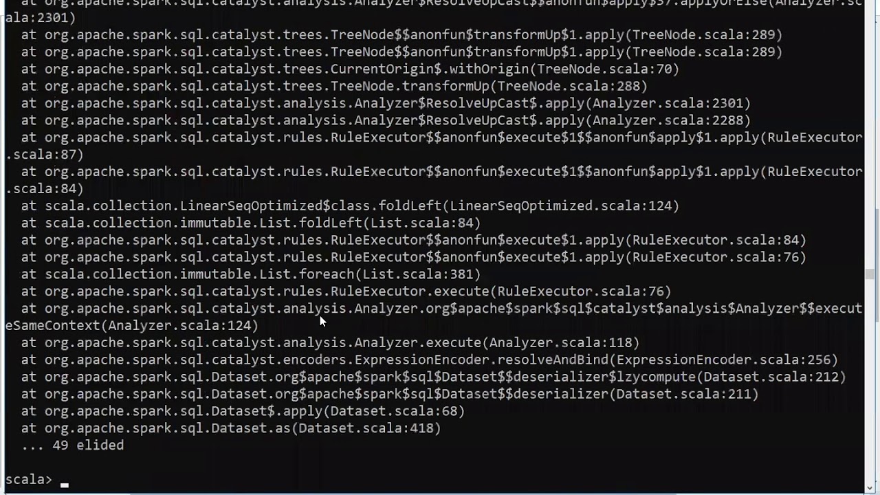Spark Data Frames and Data Sets - Getting Started - Creating Data Sets from Data Frames