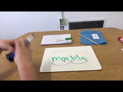UURC Advanced Word Study Module 8.1 - Consonant-le Syllable