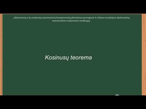 Kosinusų teorema