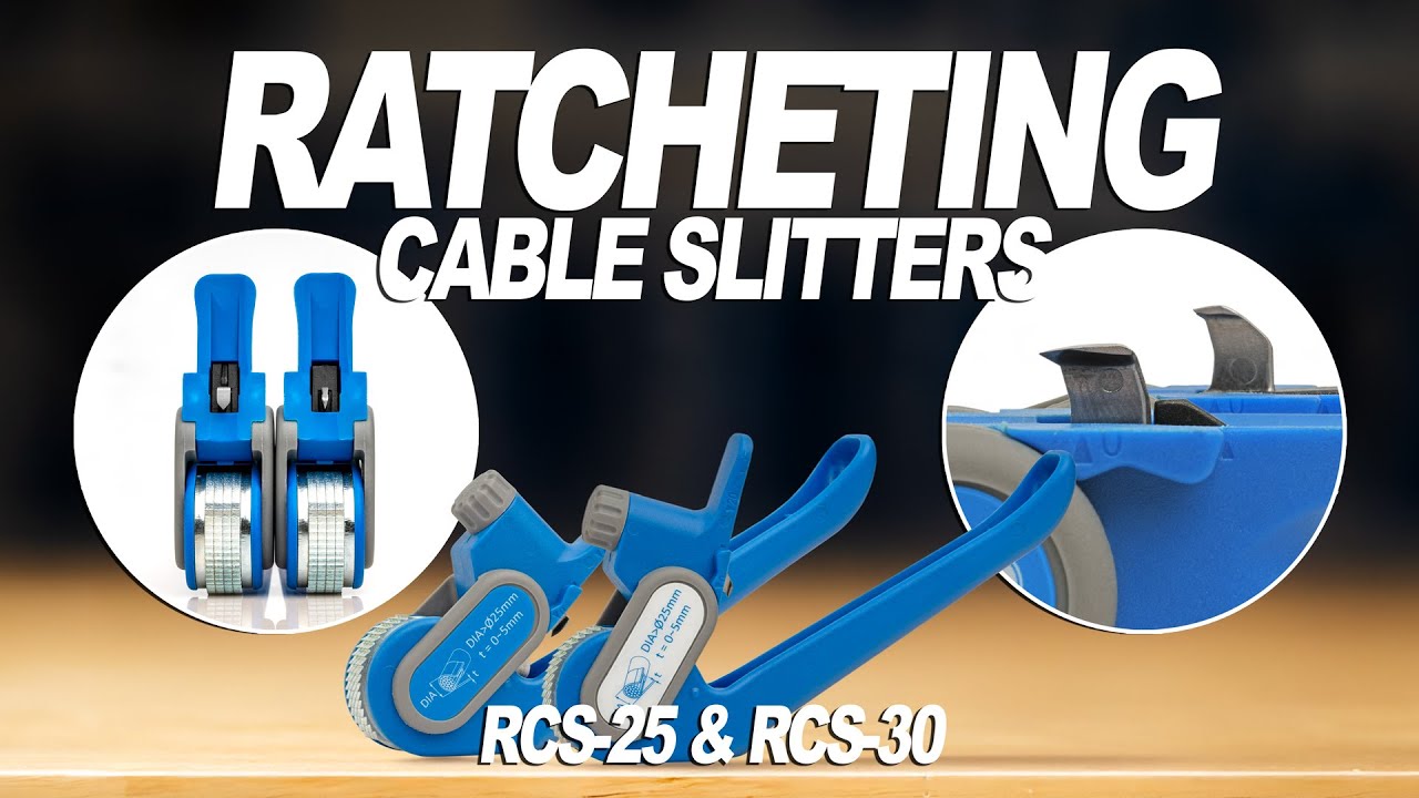 Jonard Tools Ratcheting Slitters (RCS-25 & RCS-30) Product Video