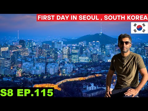 First Day in Seoul 🇰🇷 City of Lights S8 EP 115 | Pakistan to Japan Motorcycle