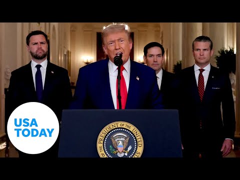 Watch Trump's full address to the nation after US bombs Iran