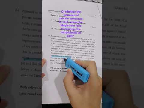 Research on "Private Summons"
