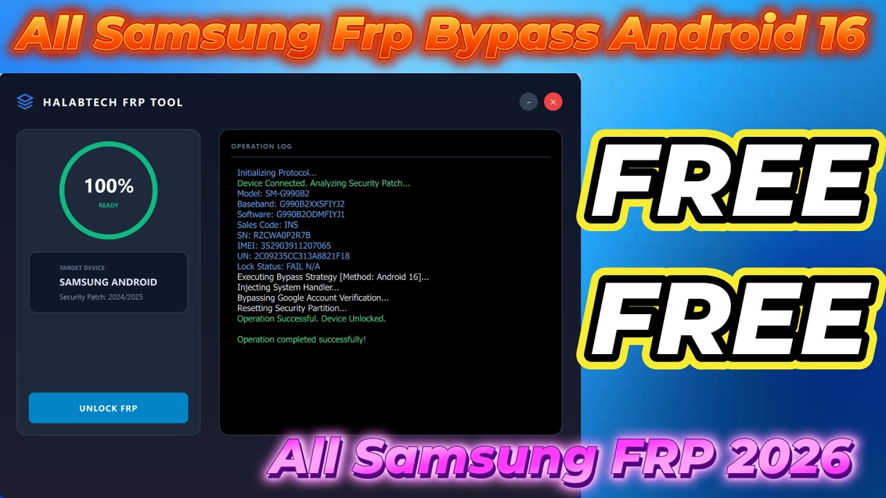 All Samsung Frp Bypass Android 16 | 2026 New Frp All Samsung | All Samsung FRP 2026 100% DONE