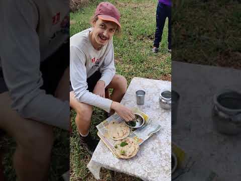 Sumptuous breakfast hospitality at small hamlet of Gini
