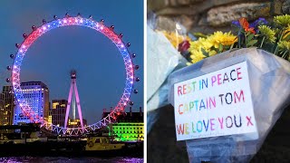 Captain Sir Tom Moore dies aged 100
