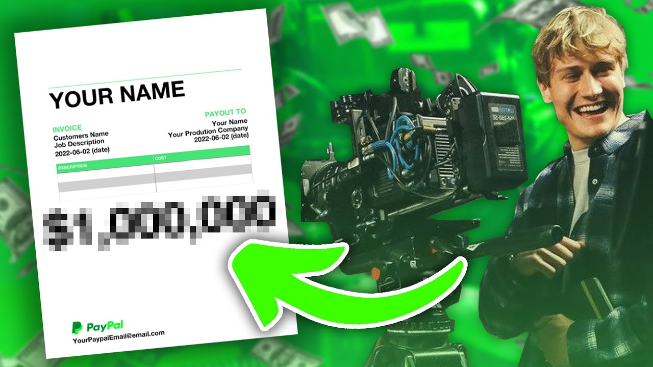 the BEST way to get PAID for your MUSIC VIDEOS (Free Invoice Template)