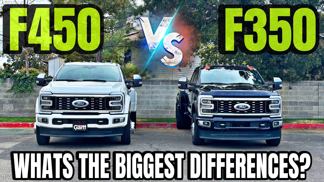 What Are The Differences Between A Ford F350 And F450? Don't Order A 2025 Super Duty Until You Watch