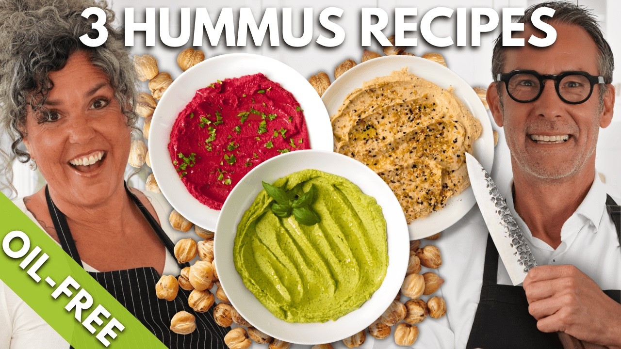 Our 3 Favourite Healthy Hummus Recipes Oil Free