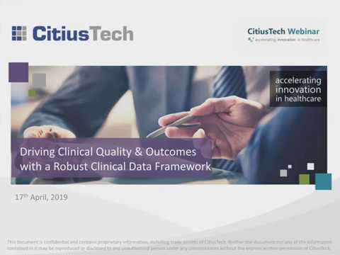AHIP webinar | Driving Clinical Quality and Outcomes