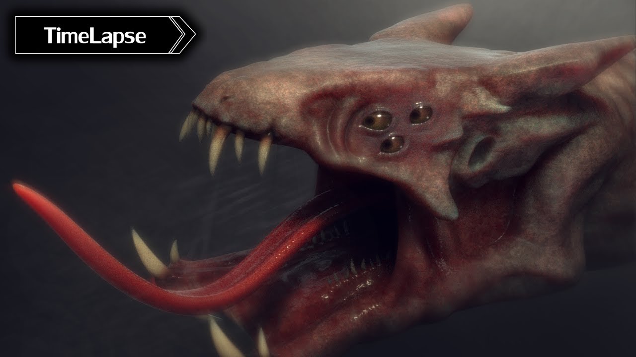 Creature Creation - Alien | Blender Sculpting Timelapse