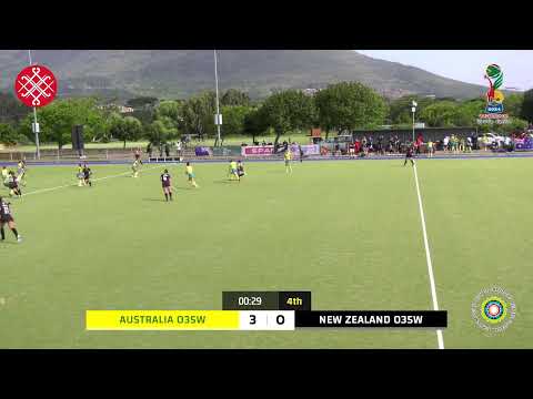 Q/F Australia vs New Zealand - O35 Women - 2024 Masters World Cup