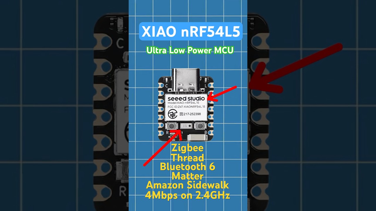 The Tiny IoT Board That Does EVERYTHING (Seeed XIAO nRF54L15)