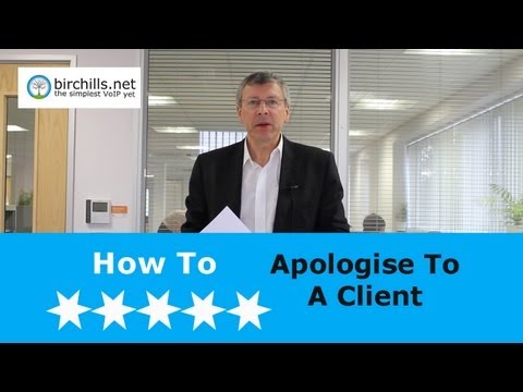 How To Apologise To A Client For Your Mistake
