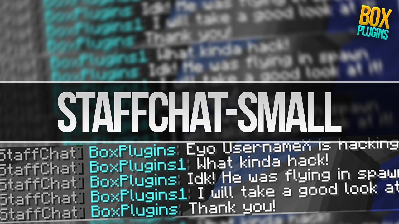 StaffChat-Small | Minecraft Plugin