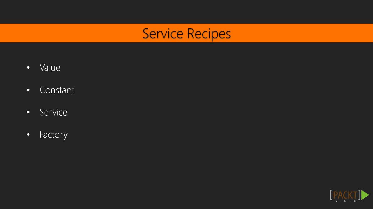 Building Single Page Web Apps with AngularJS Tutorial: Writing Custom Services | packtpub.com