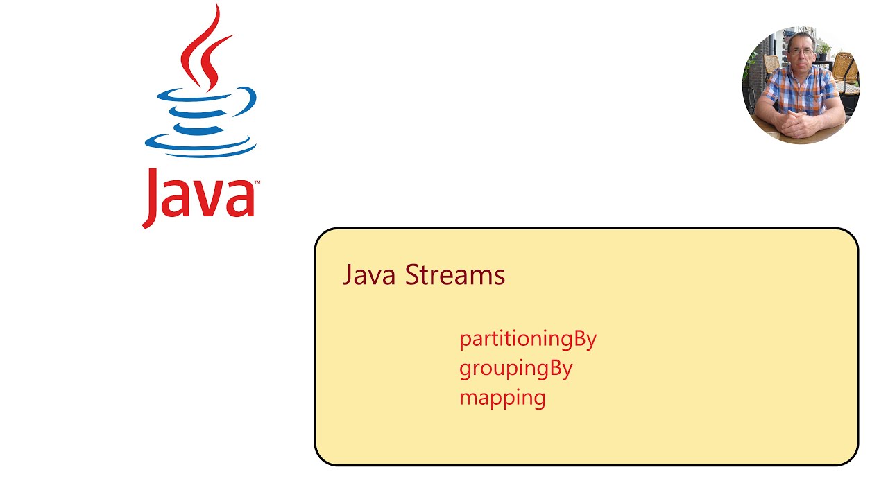 Java Streams - partitioningBy, groupingby, mapping.