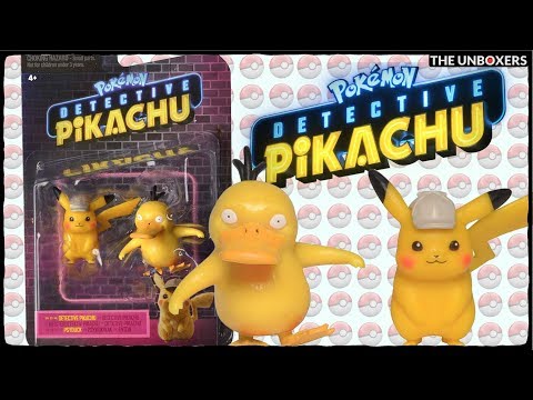 Detective Pikachu Pikachu & Psyduck mini figure set