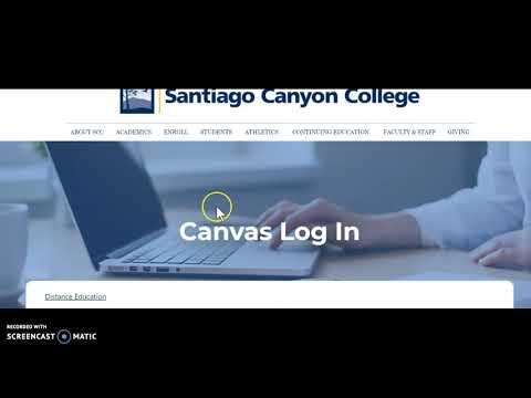 How to log into CANVAS
