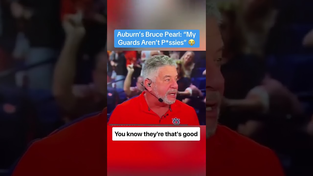 Auburn Head Coach Bruce Pearl During 2025 SEC Tournament: 