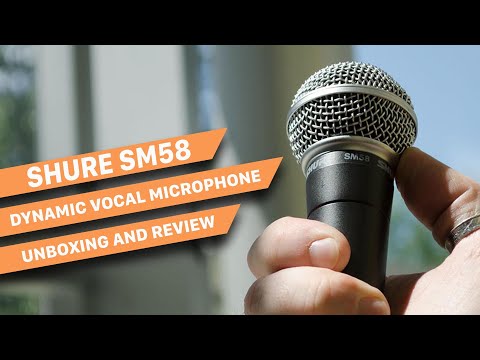 Shure SM58 Cardioid Dynamic Vocal Microphone with On/Off Switch (Amazon) - Unboxing and Review