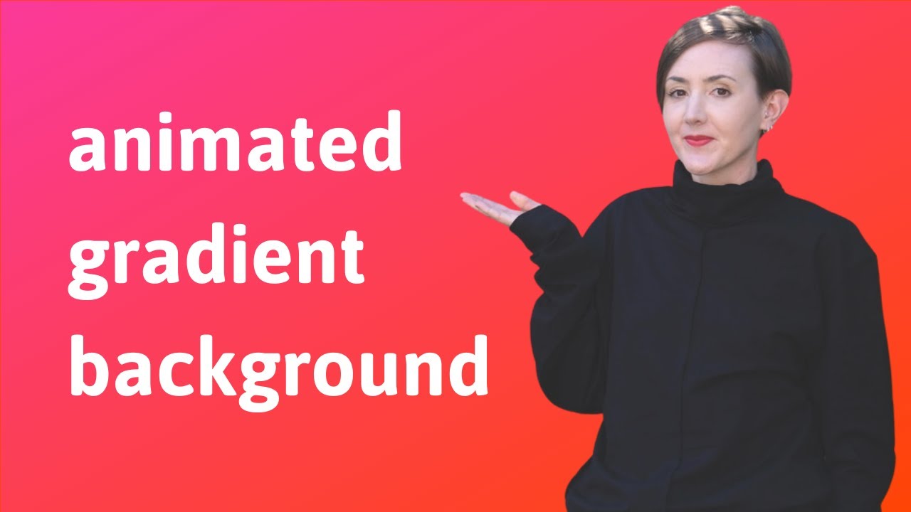 Code an animated gradient background with CSS
