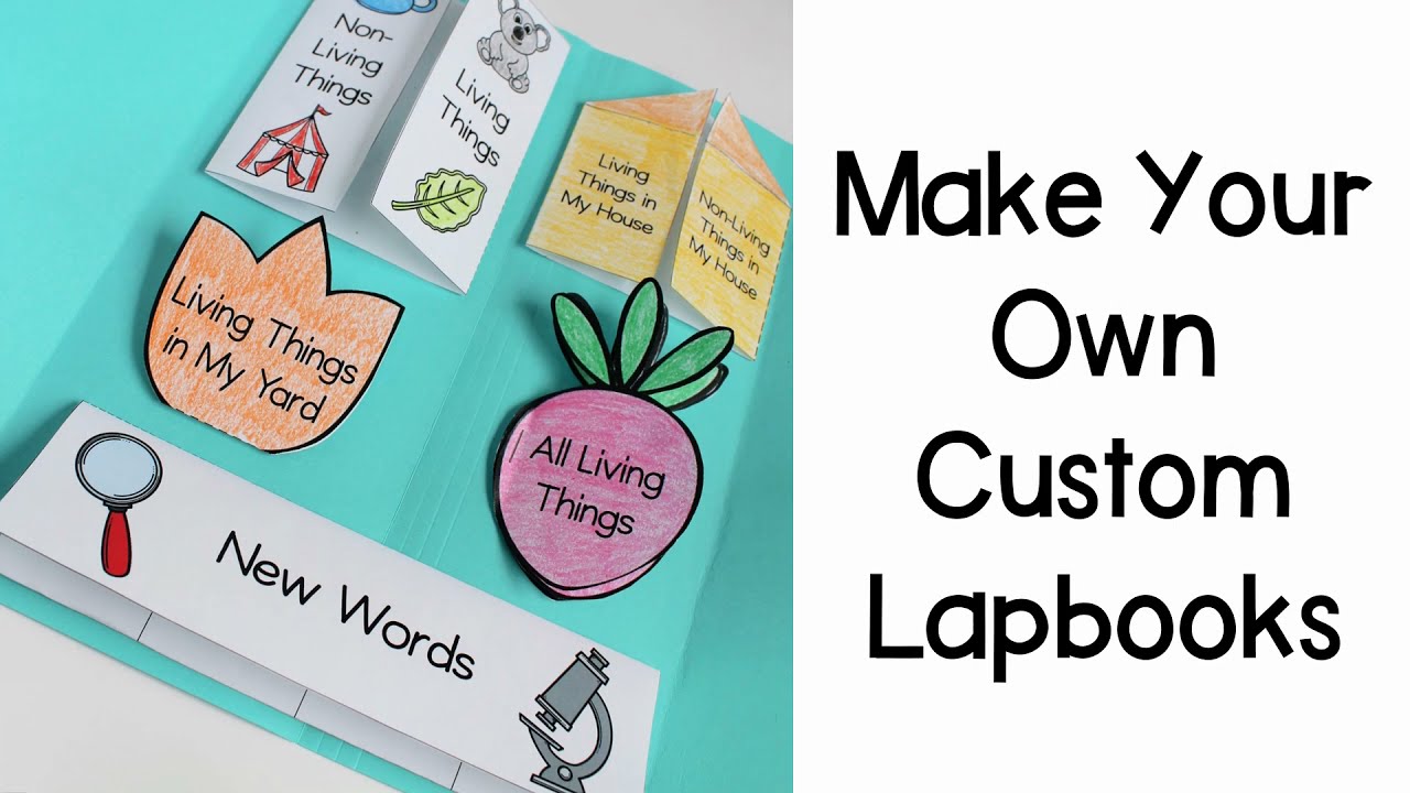 How to Use Editable Lapbook Templates