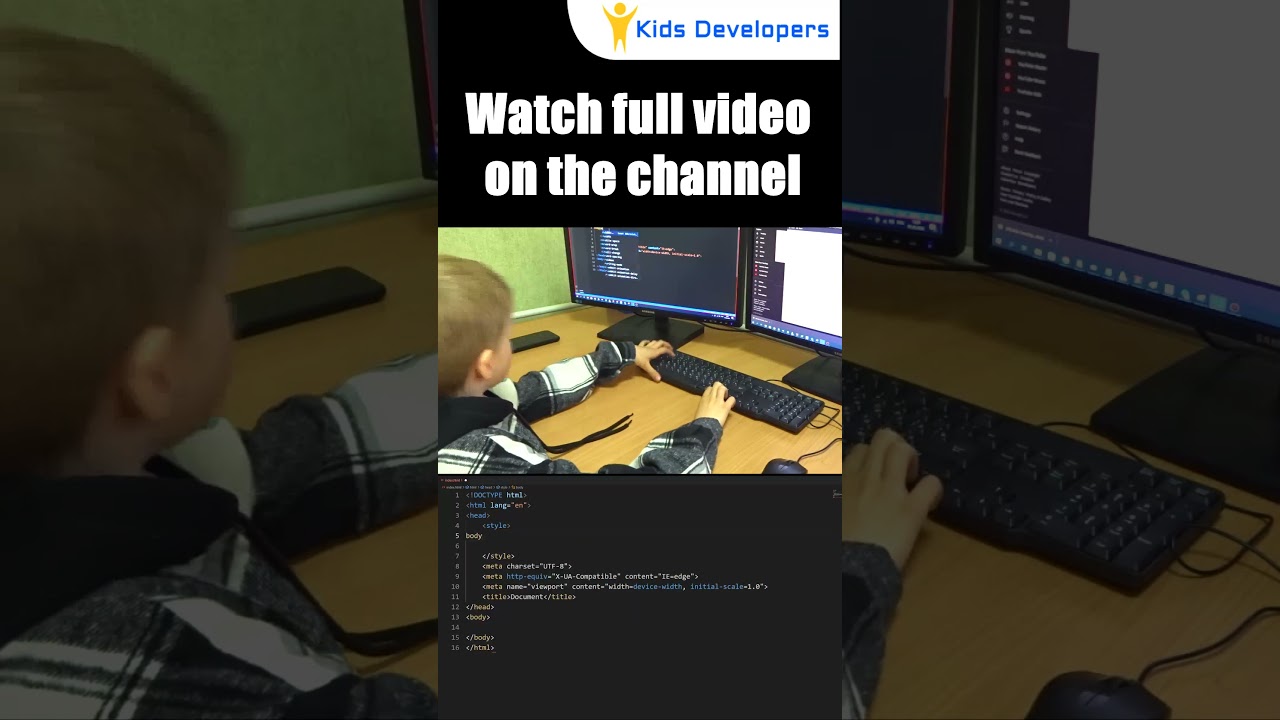 8-year-old coding / first steps / Kids Developers